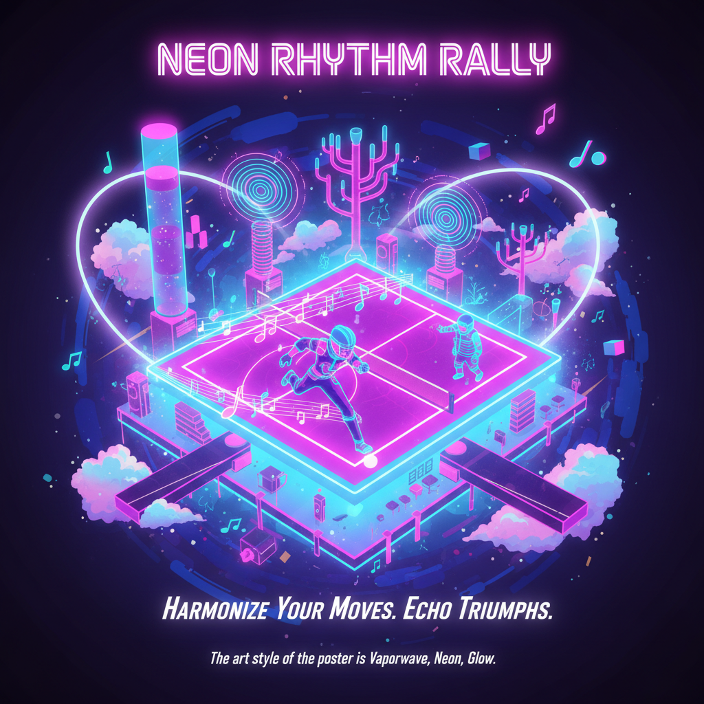 Neon Rhythm Rally - Maze Shooter Arcade by Jabali AI