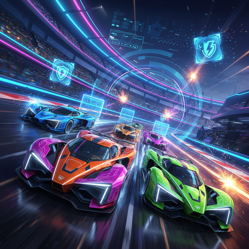 Neon Formula Fury - 3D Racing by Jabali AI