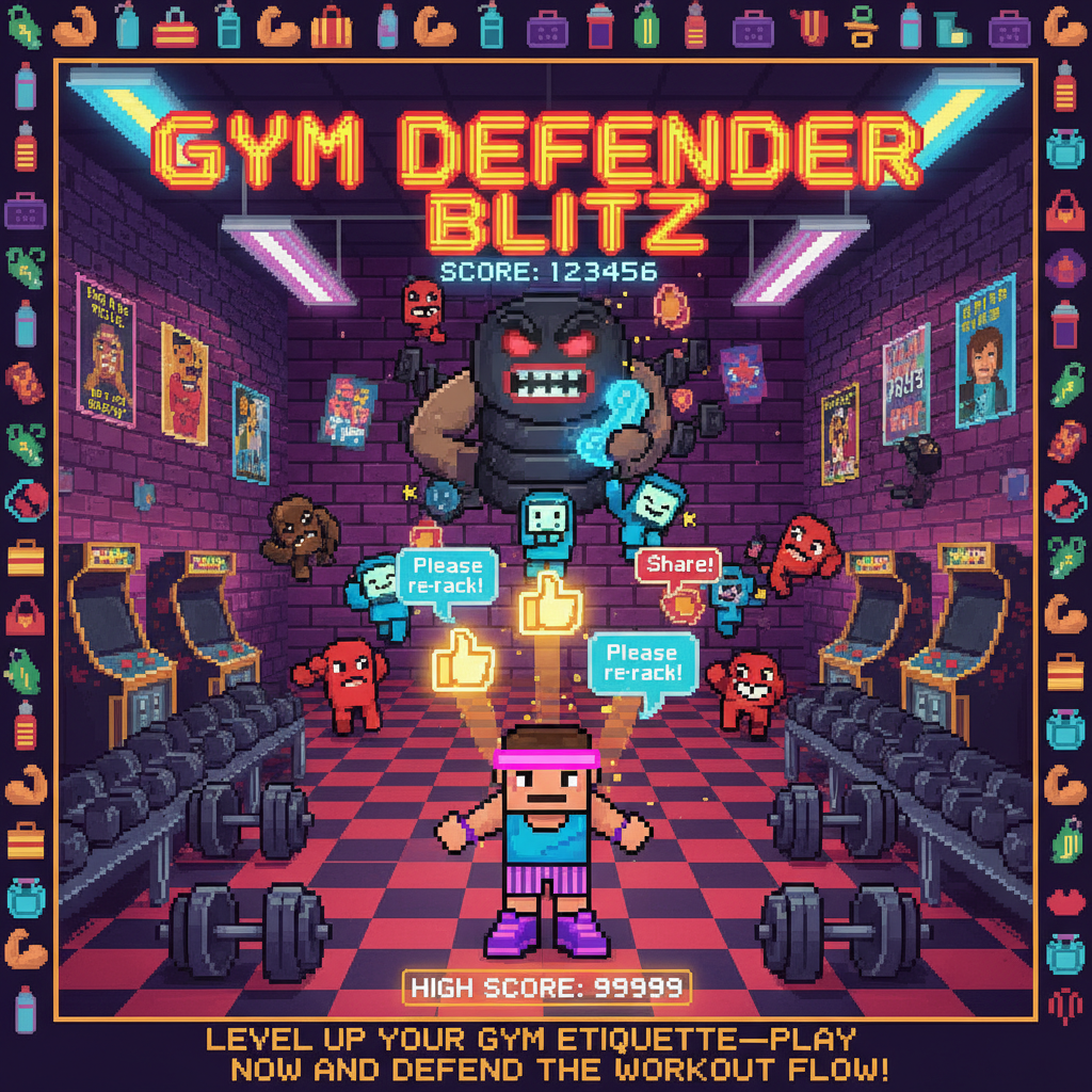Gym Defender Blitz - Fixed Shooter Arcade by Jabali AI