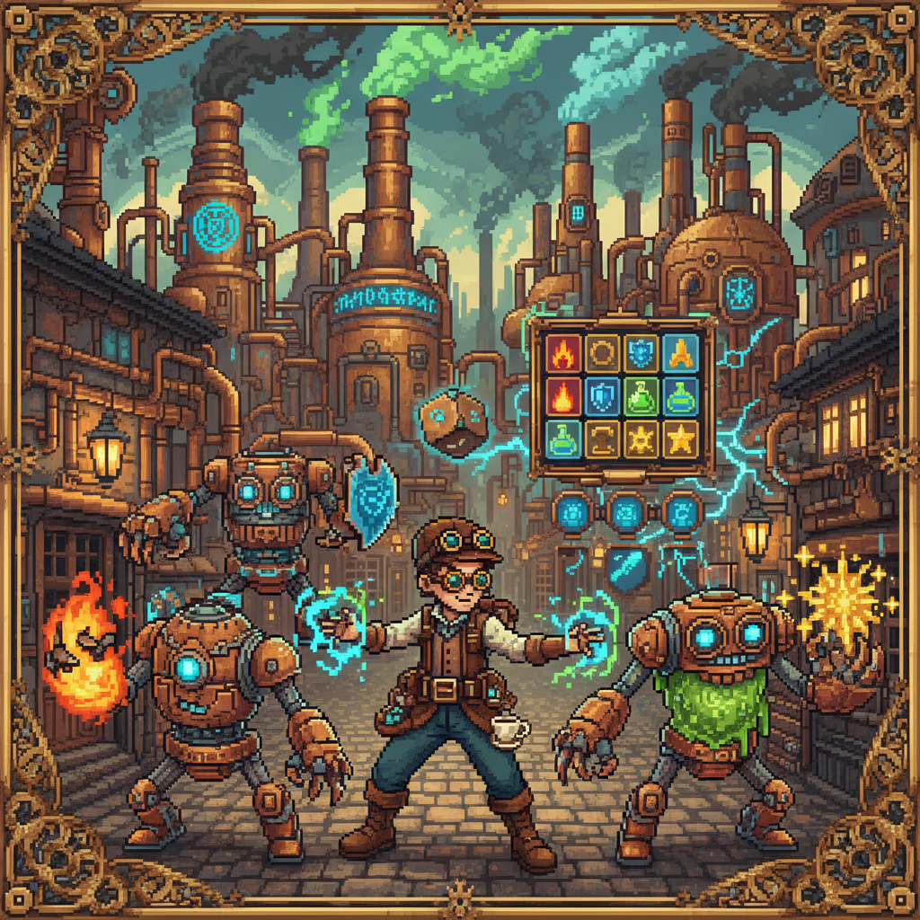 Match Battles - Steampunk Victorian - create-from-scratch by Jabali AI