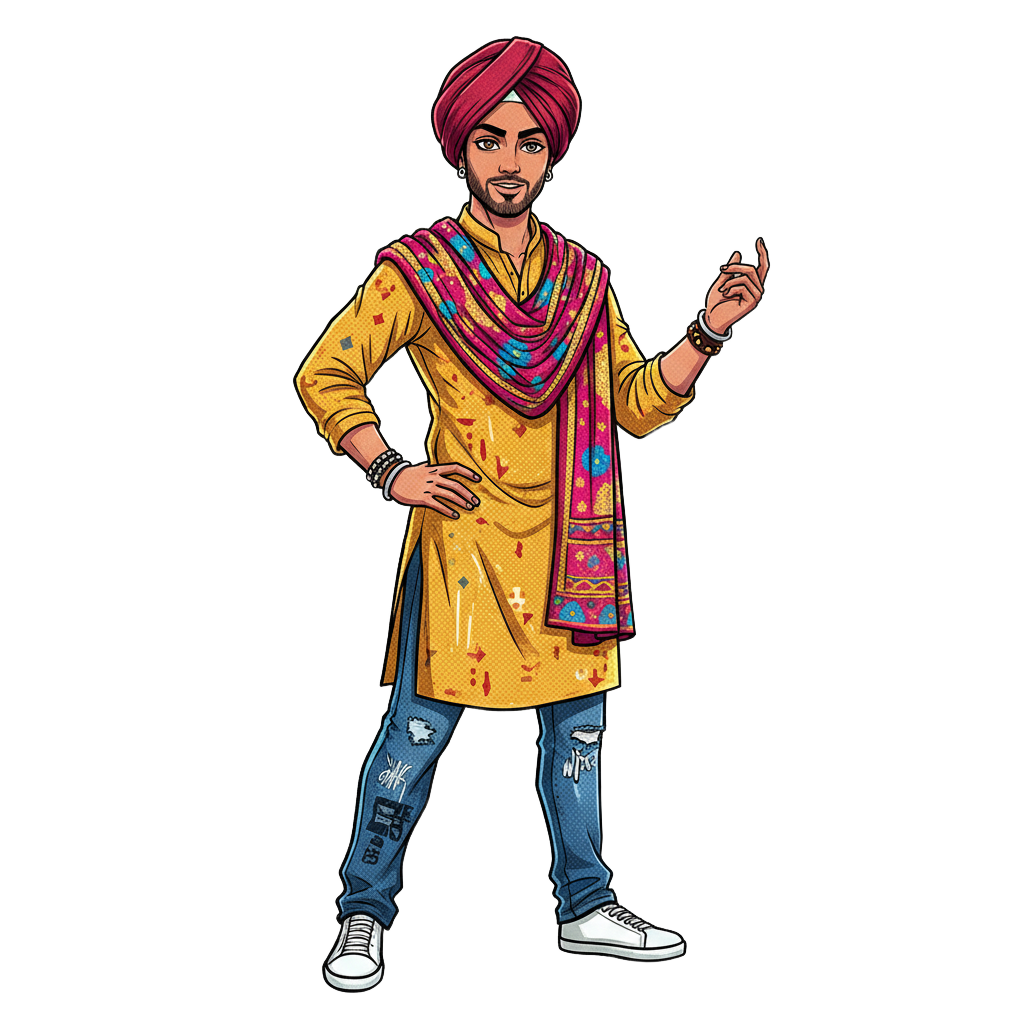 Amrit Singh - Character Life Simulation by Jabali AI
