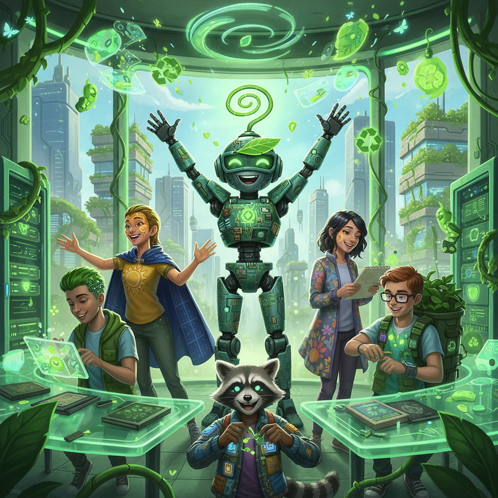 Green Genius Showdown - Trivia Game by Jabali AI