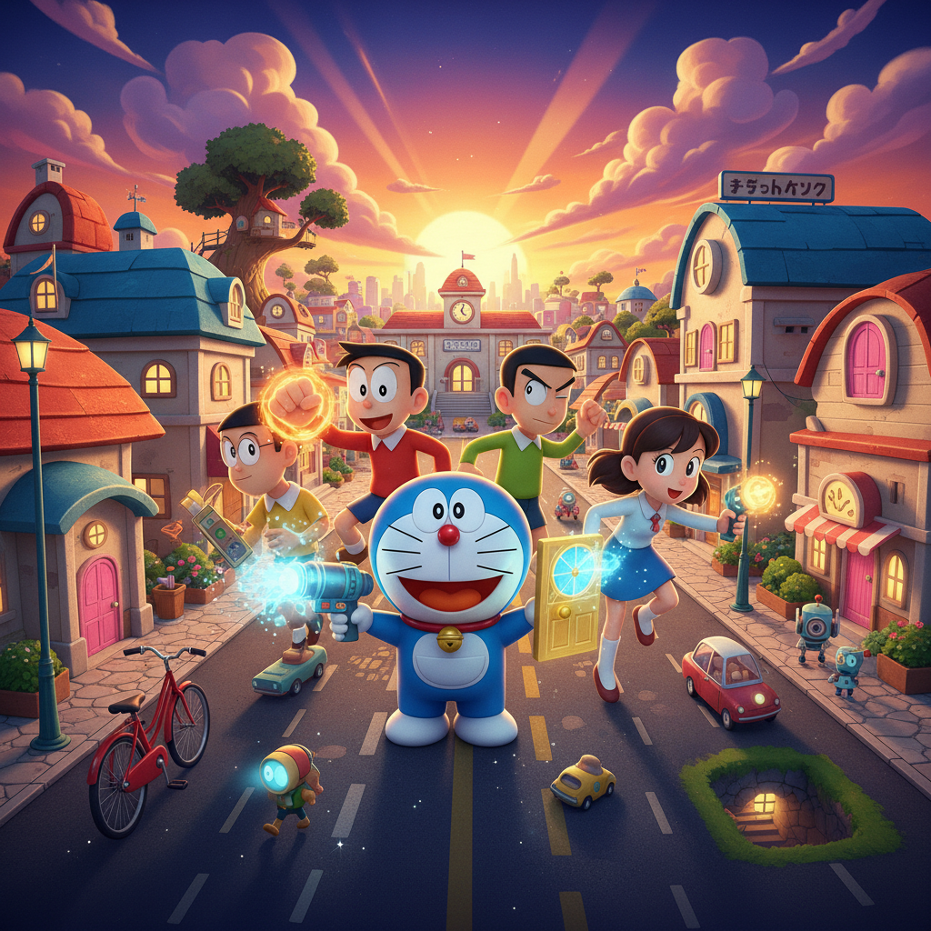 Doraemon City Adventures - 3D Open World by Jabali AI