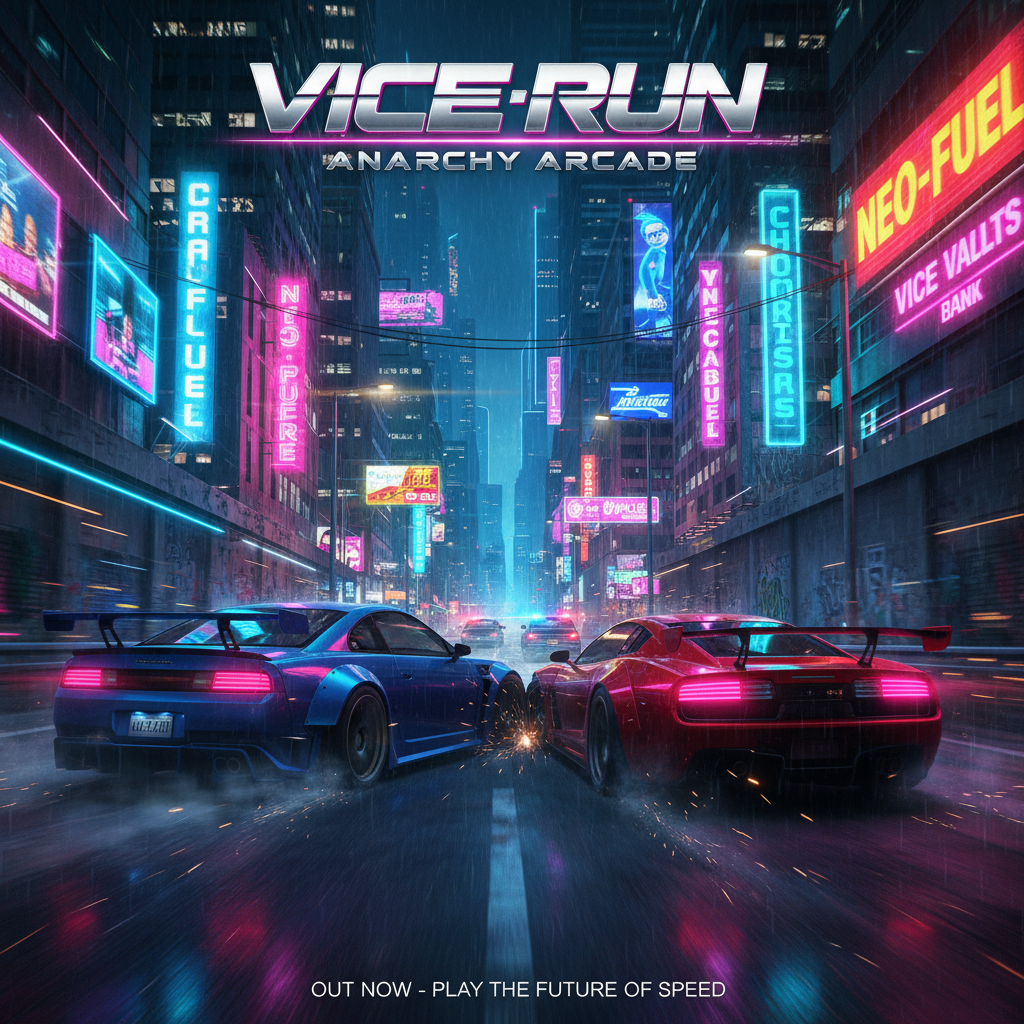Neon Asphalt Anarchy - 3D Racing by Jabali AI