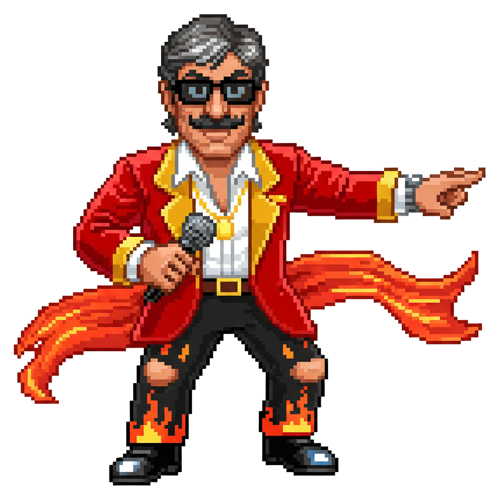Amitabh Bachchan (Bollywood Mario) - Character Life Simulation by Jabali AI