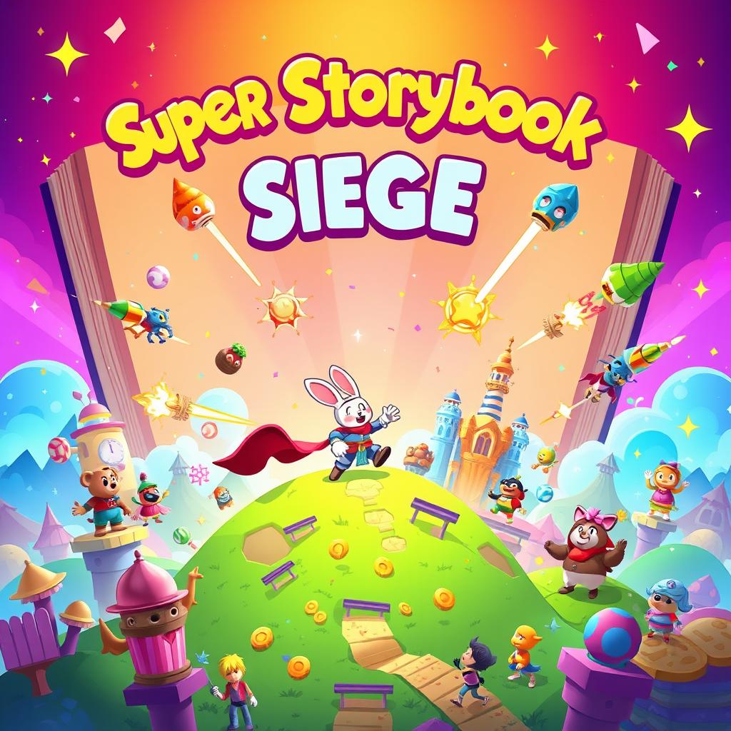 Super Storybook Siege - Strategic Defense Arcade by Jabali AI