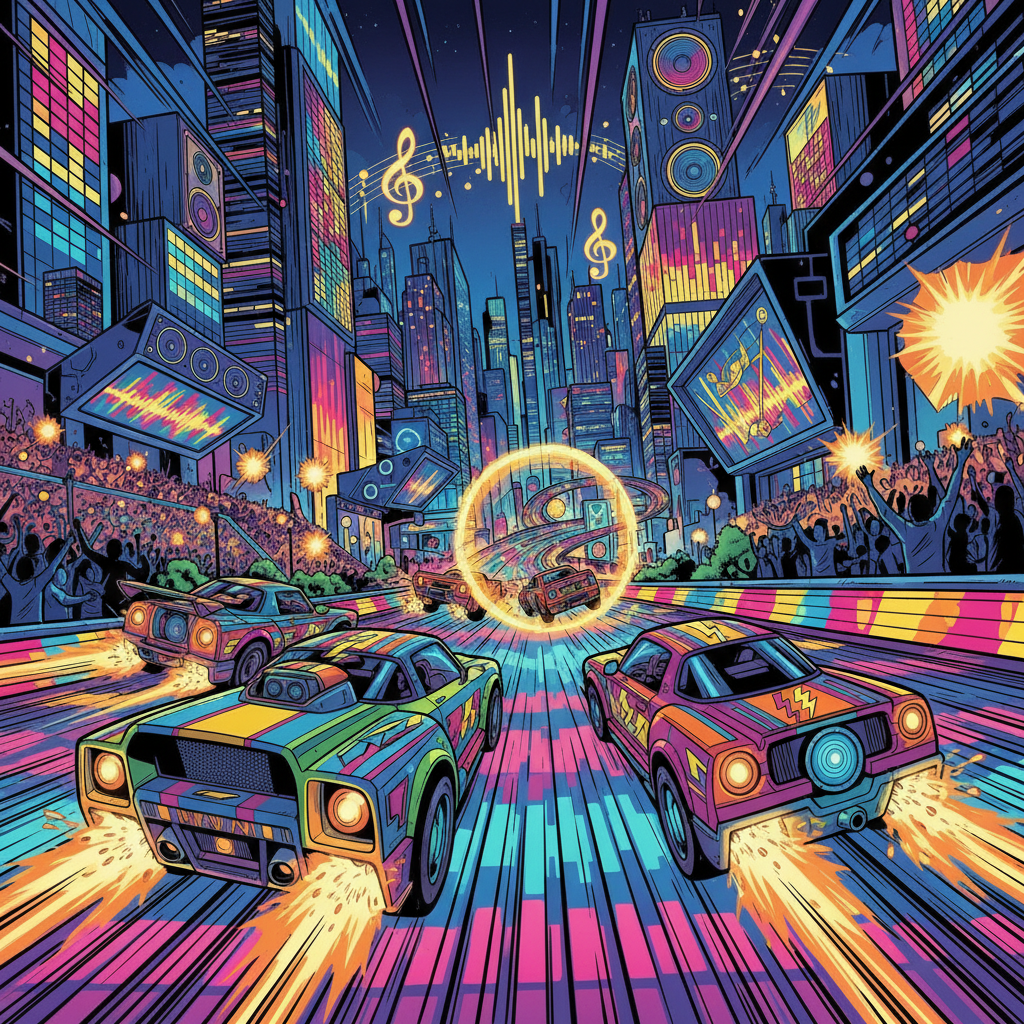 Rhythm Riot Racing - 3D Racing by Jabali AI