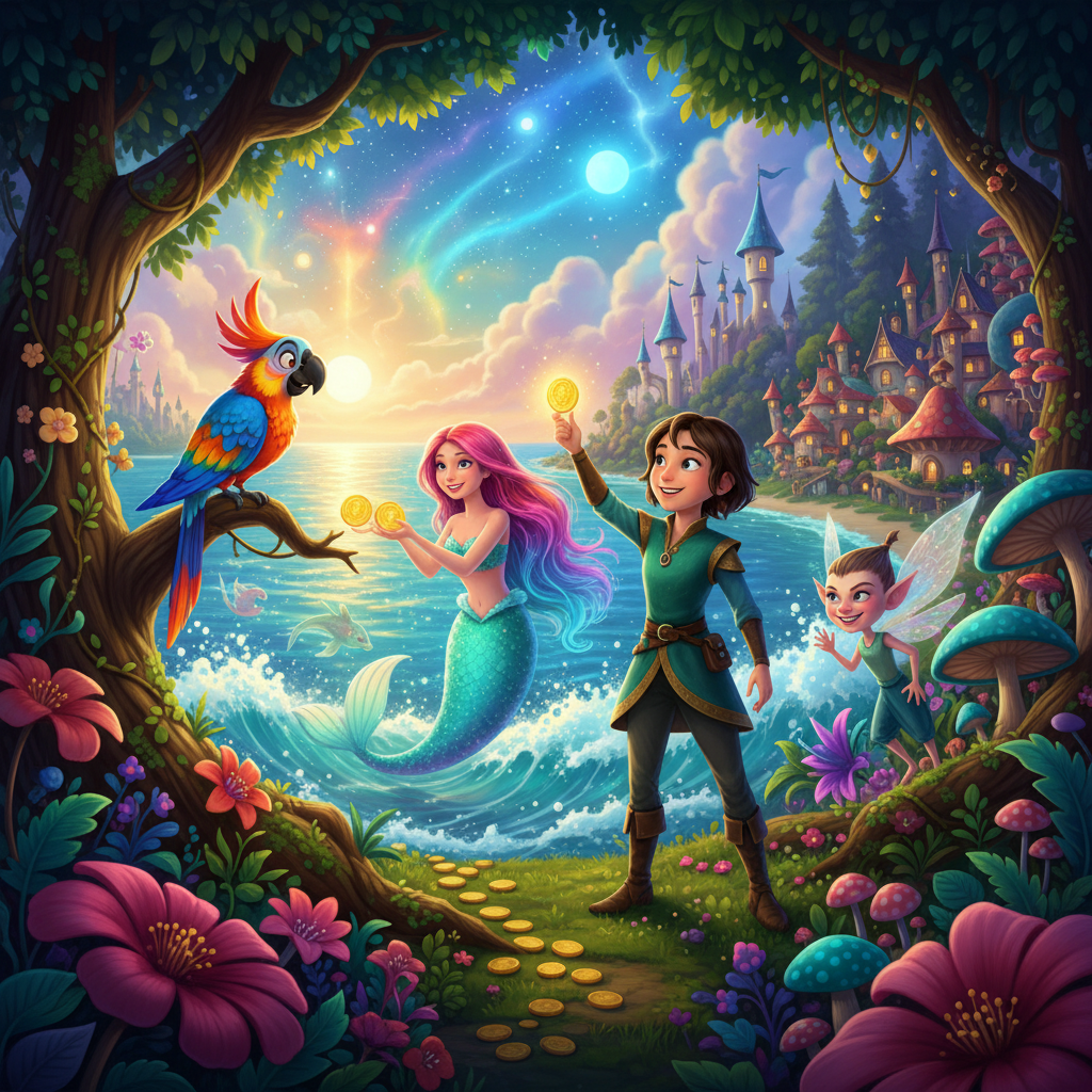 Enchanted Tides: Forest Friends - Adventure RPG by Jabali AI