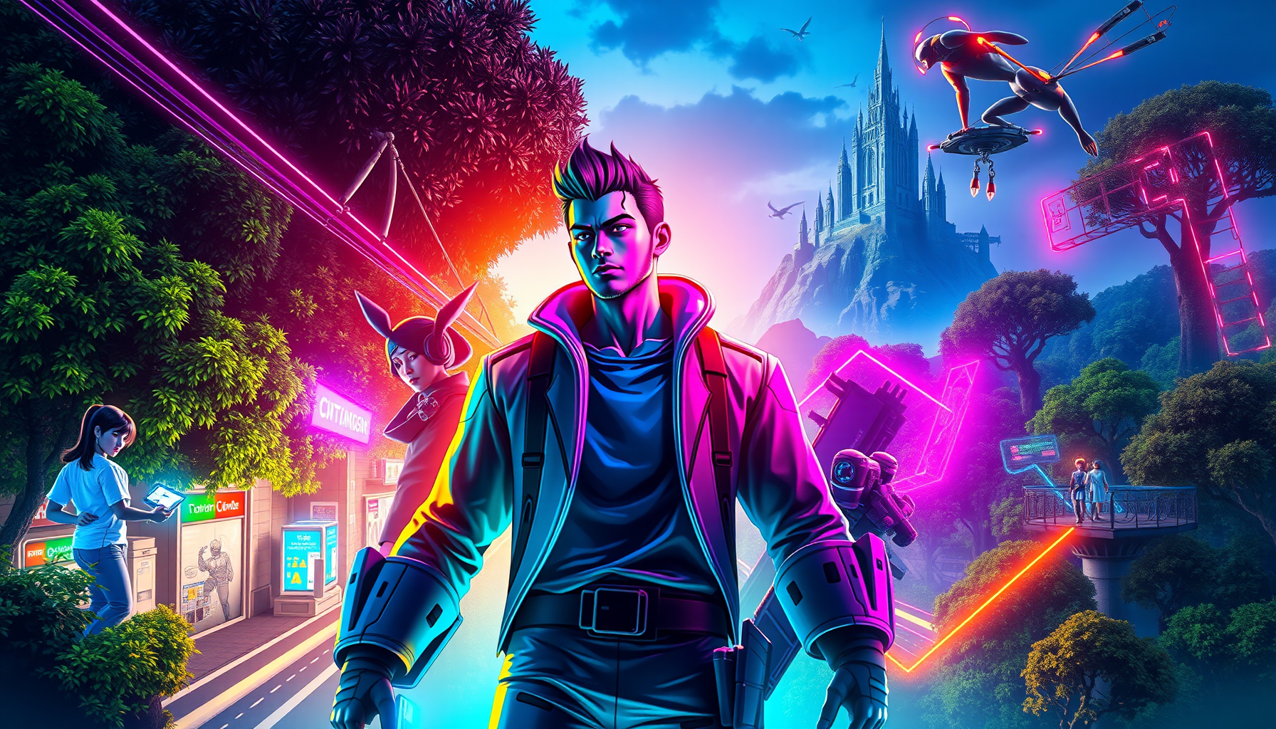Neon Roots - Adventure RPG by Jabali AI