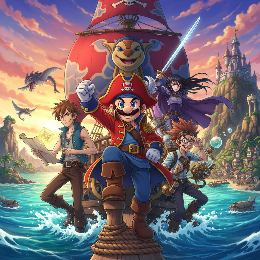 Mario: Pirate Odyssey - Adventure RPG by Jabali AI