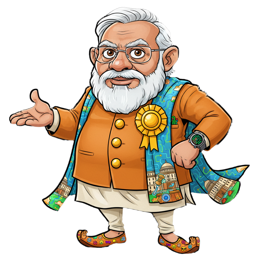 PM Narendra Modi - Character Life Simulation by Jabali AI
