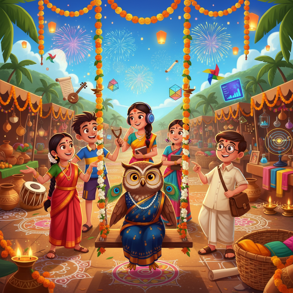 Heritage Quest: Tamil School Fair - Trivia Game by Jabali AI