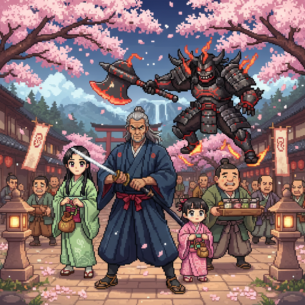 Old Samurai and the People - Adventure RPG by Jabali AI