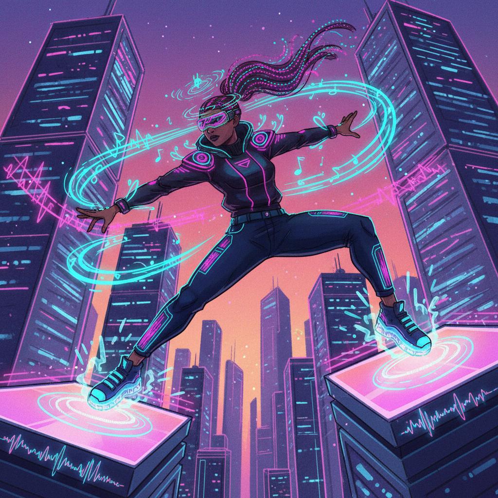 Pulse Runner: Neon Harmony - Rhythm Platformer by Jabali AI