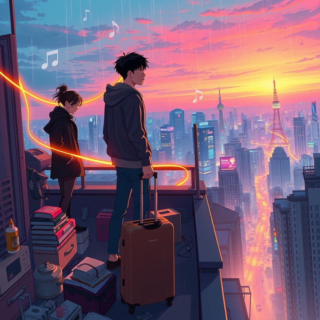 Neon Gold Threads - Branching Interactive Story by Jabali AI