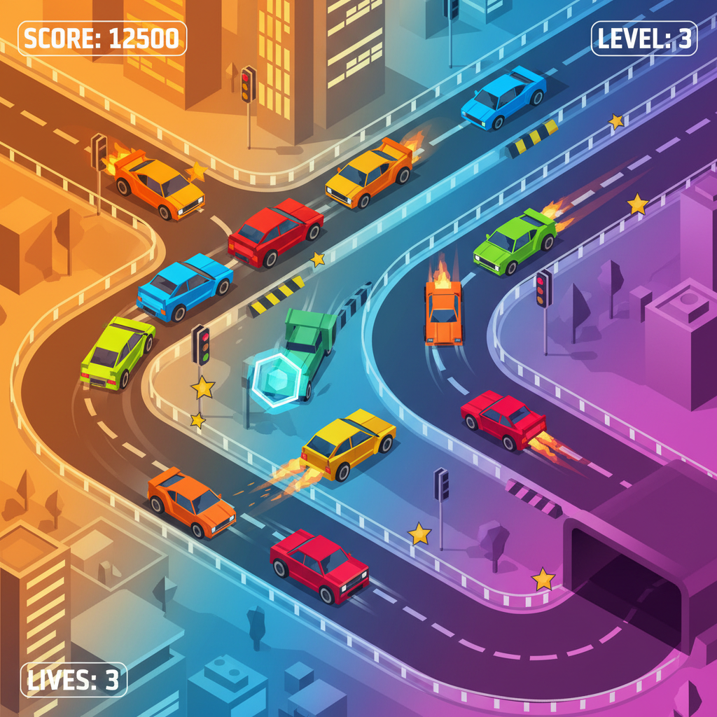 Neon Circuit Rivals - 3D Racing by Jabali AI