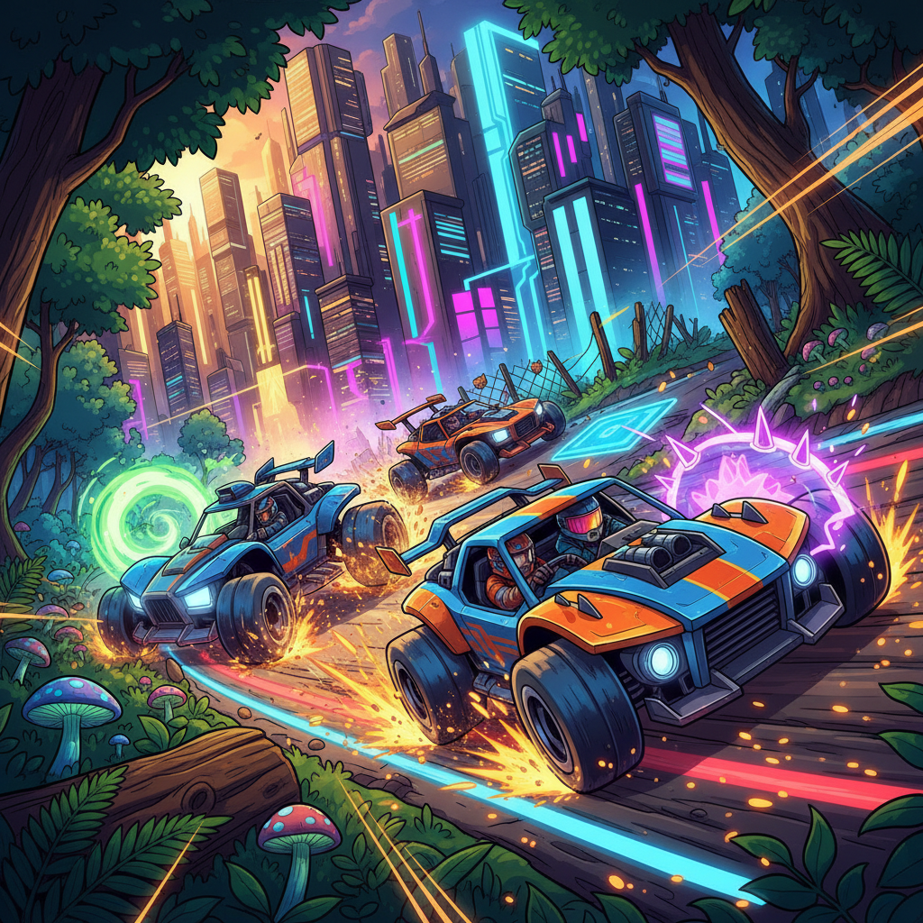 Velocity Rivals: Neon Wild - 3D Racing by Jabali AI