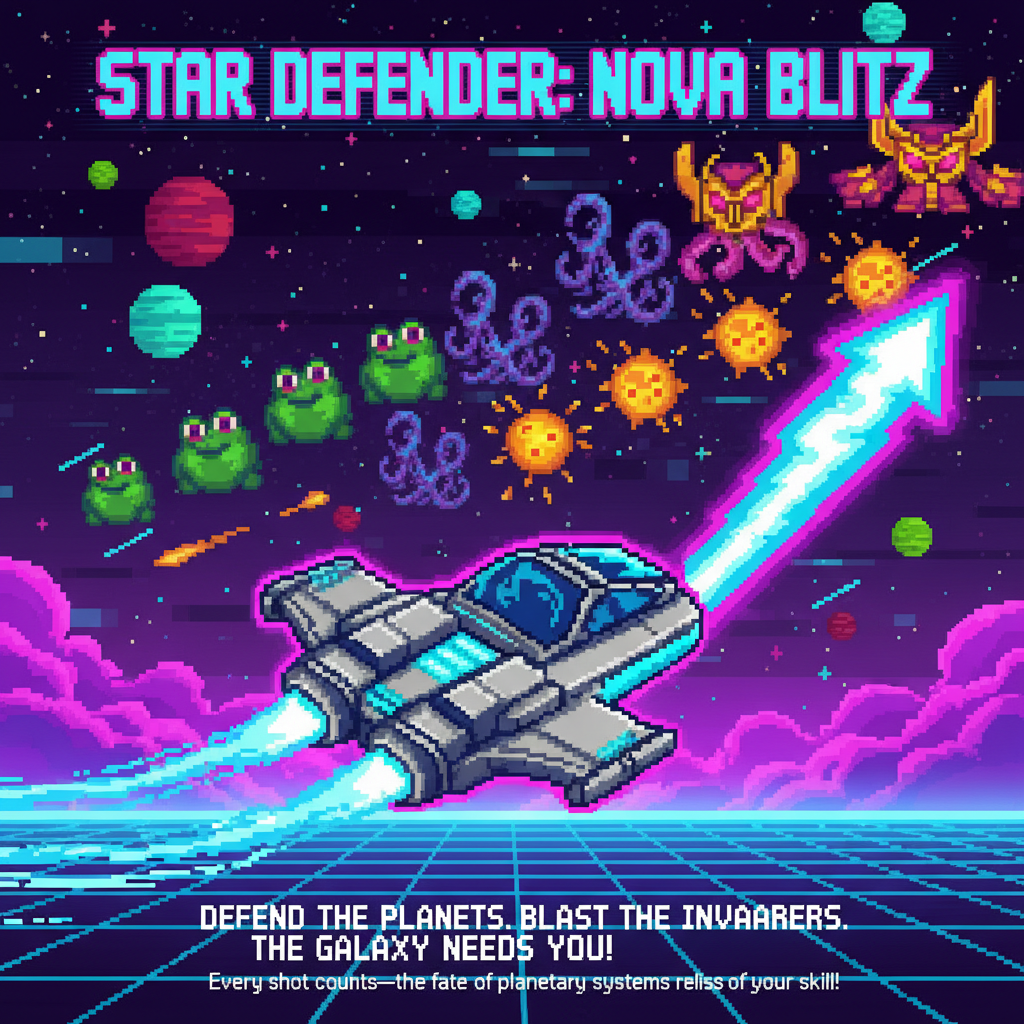 Star Defender: Nova Blitz - Fixed Shooter Arcade by Jabali AI