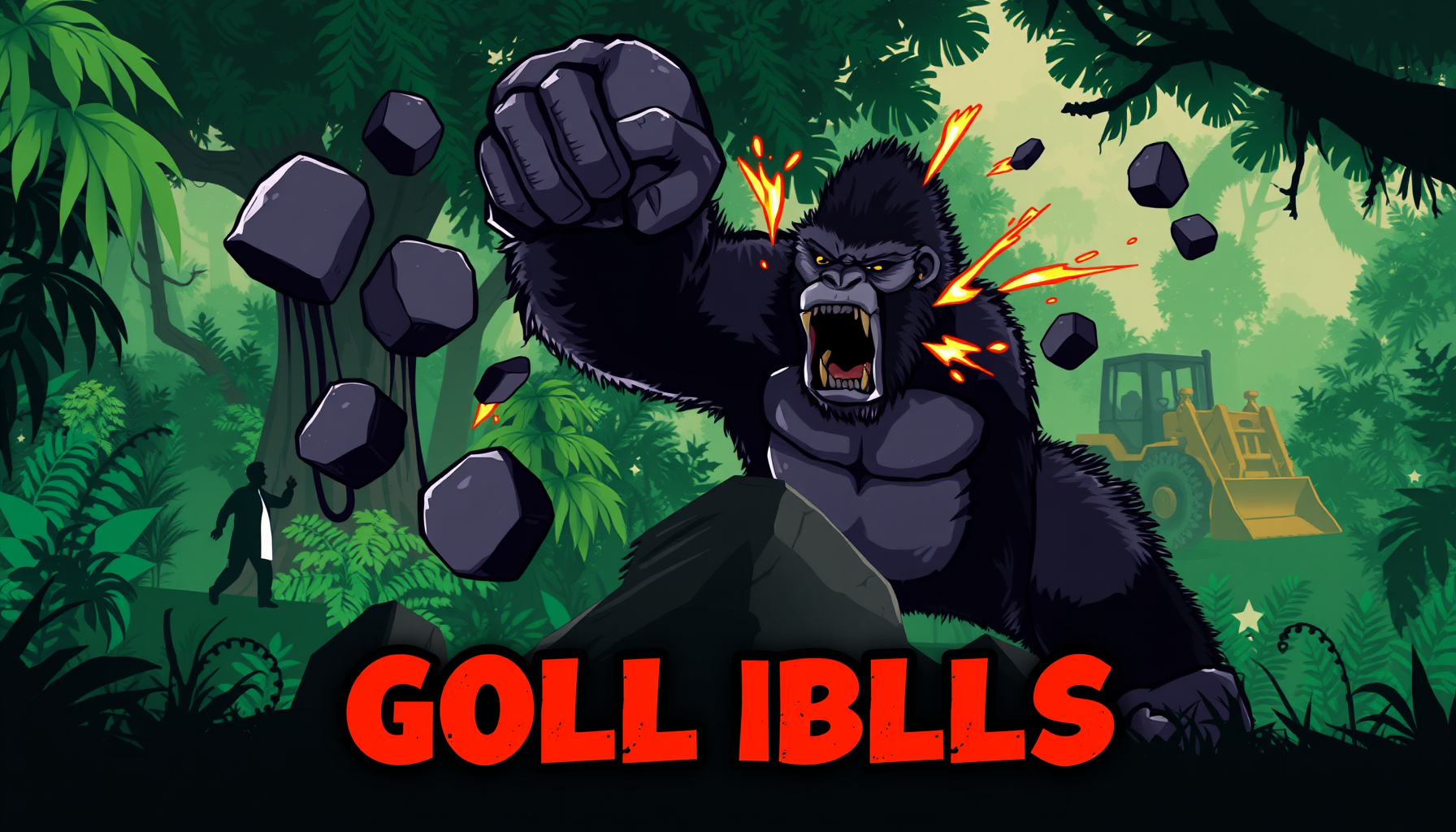 Gorilla's Last Stand: Jungle Riot - Fixed Shooter Arcade by Jabali AI