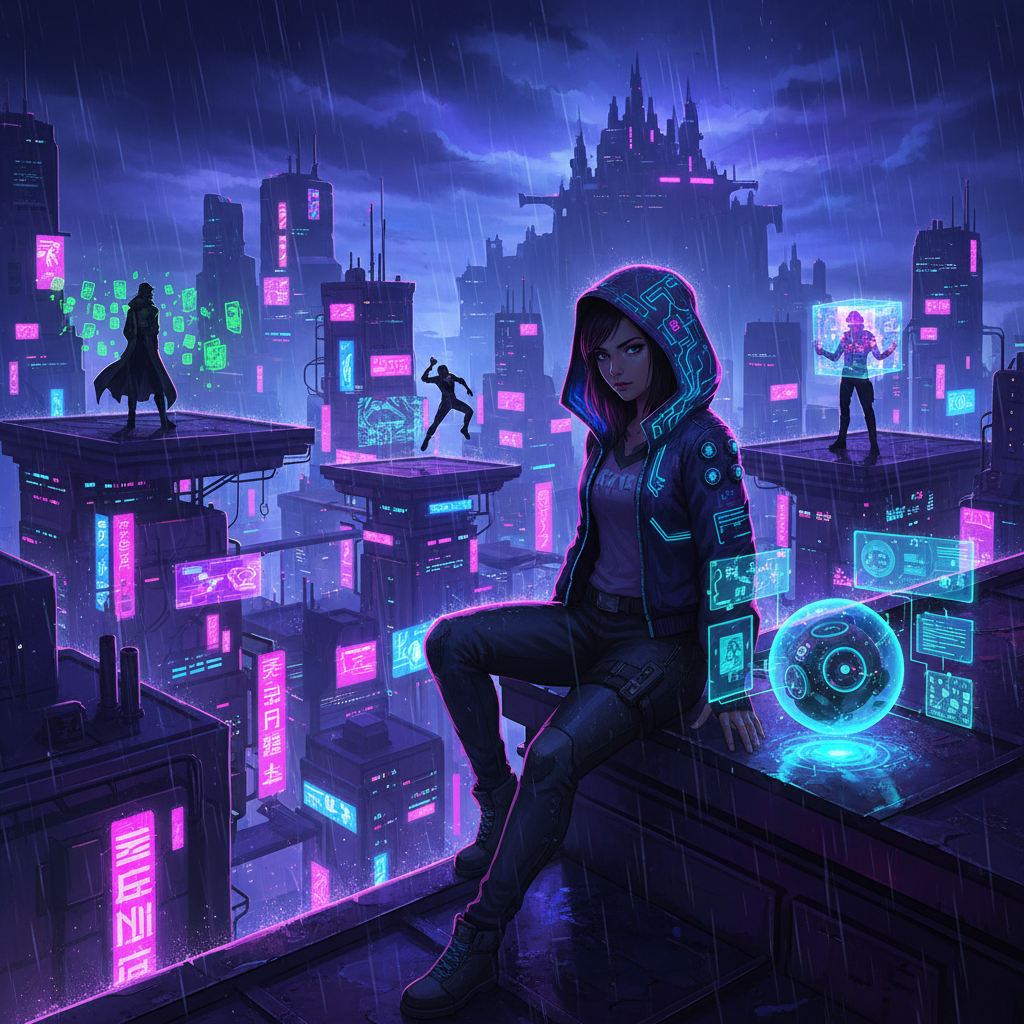 Neon Drift: Lost Memories - Adventure RPG by Jabali AI