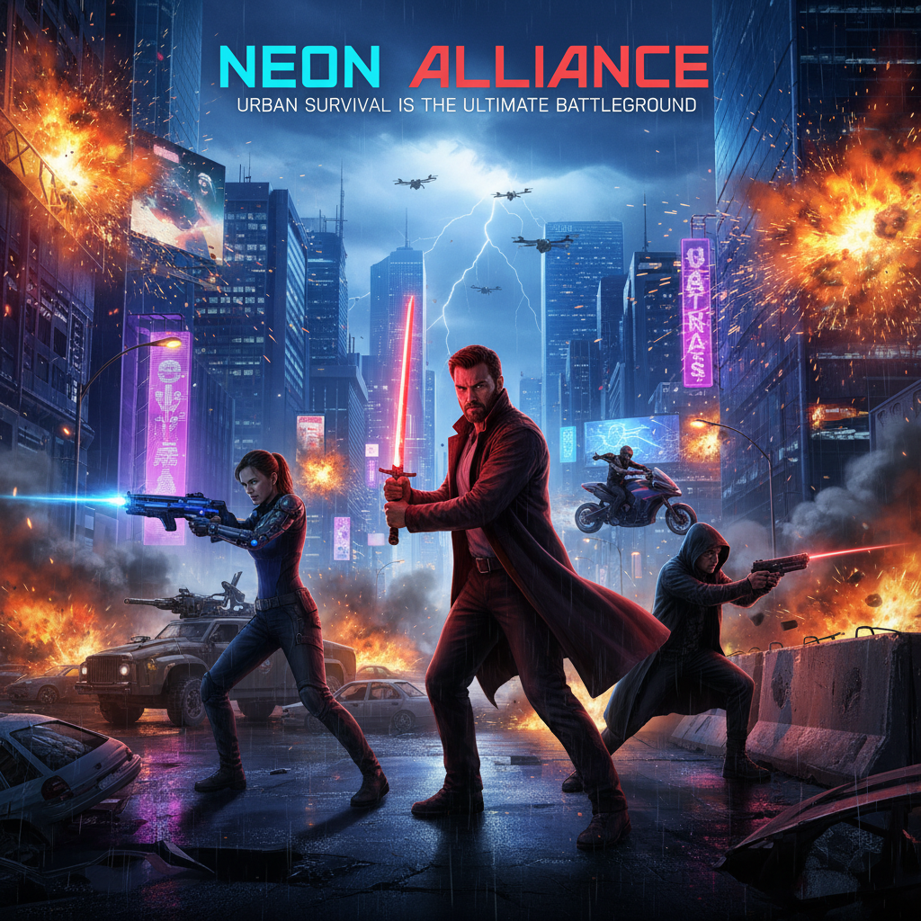 Neon City Overdrive - 3D Open World by Jabali AI