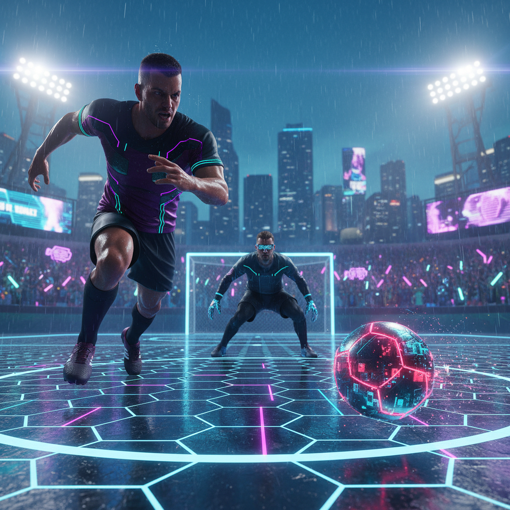 Neon Duel: Striker vs Keeper - Ping Pong by Jabali AI