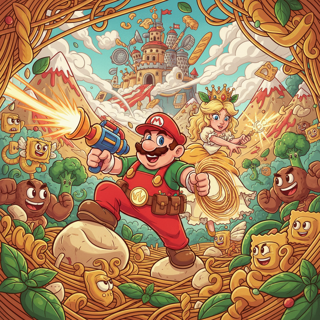 Super Mariao: Quest for the Royal Ravioli Rescue - Dungeon Crawler RPG ...