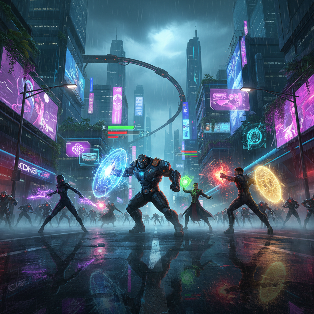 Neon City Rivals - 3D Open World by Jabali AI