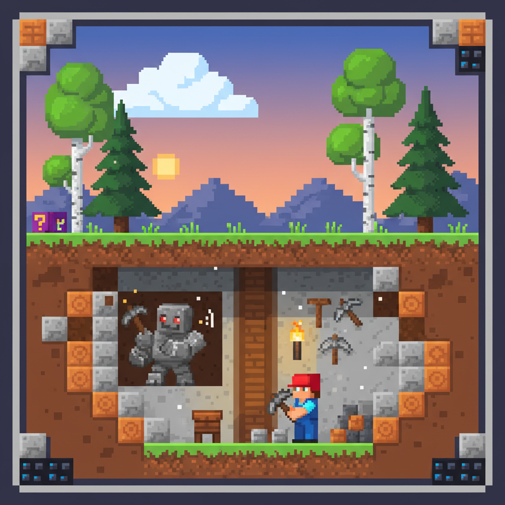 Pixel Quarry Quest - Idle RPG by Jabali AI