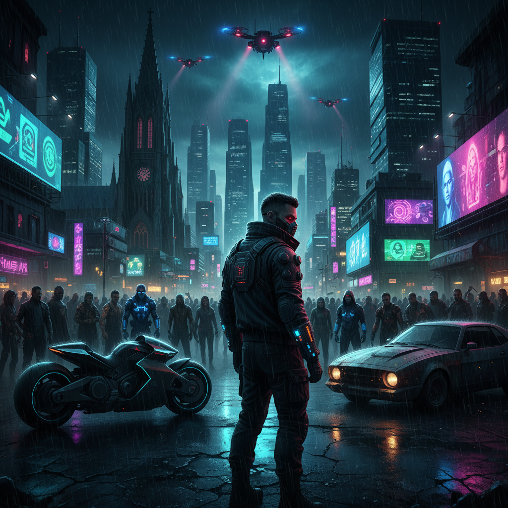 Neon Requiem - 3D Open World by Jabali AI