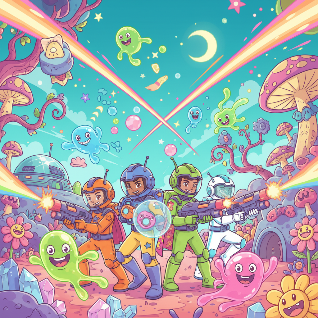 Blob Blaster Brigade - Monster Chase by Jabali AI