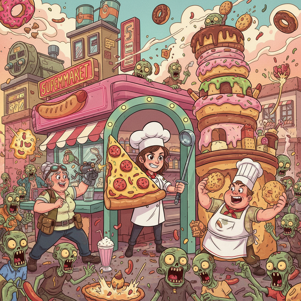 Food Fight Frenzy - Adventure RPG by Jabali AI