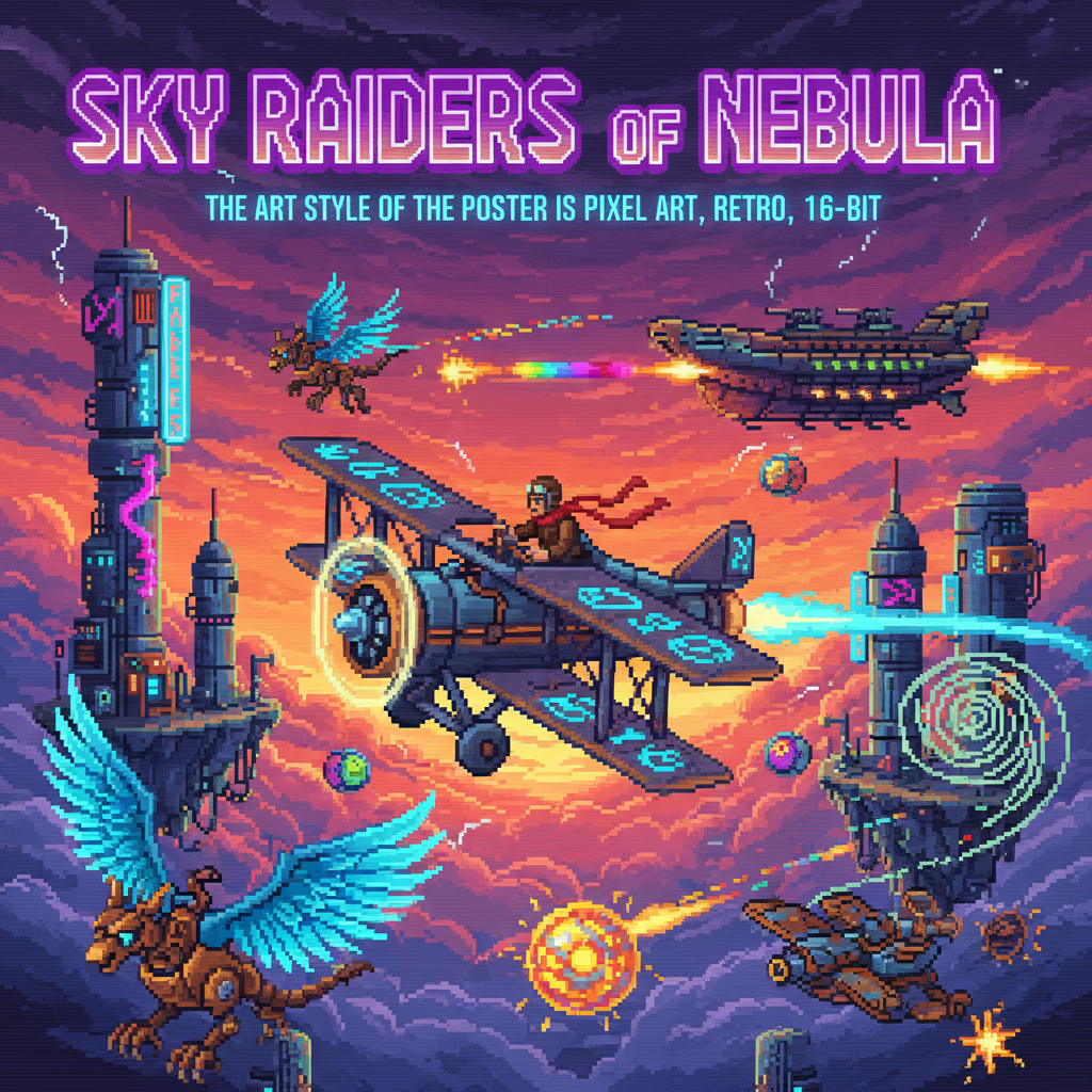 Sky Raiders of Nebula - Fixed Shooter Arcade by Jabali AI