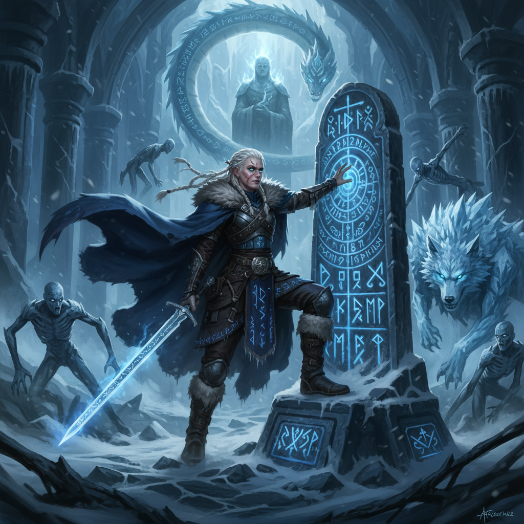 Frostbound Sanctuary - Dungeon Crawler RPG by Jabali AI