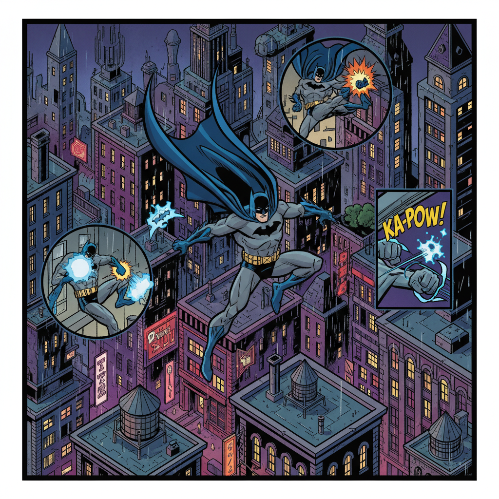 Batman: Rooftop Rampage - Rhythm Platformer by Jabali AI