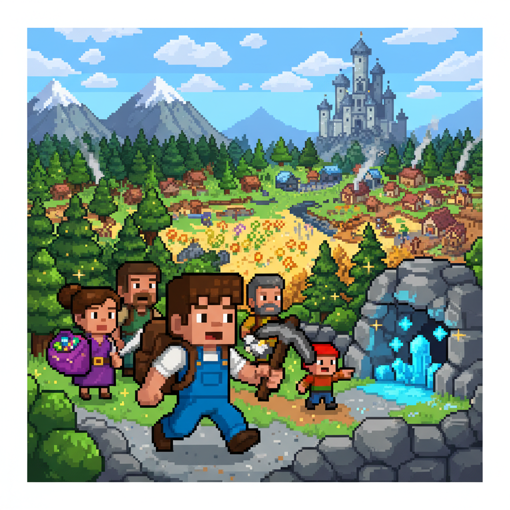 Pixel Realms - Adventure RPG by Jabali AI