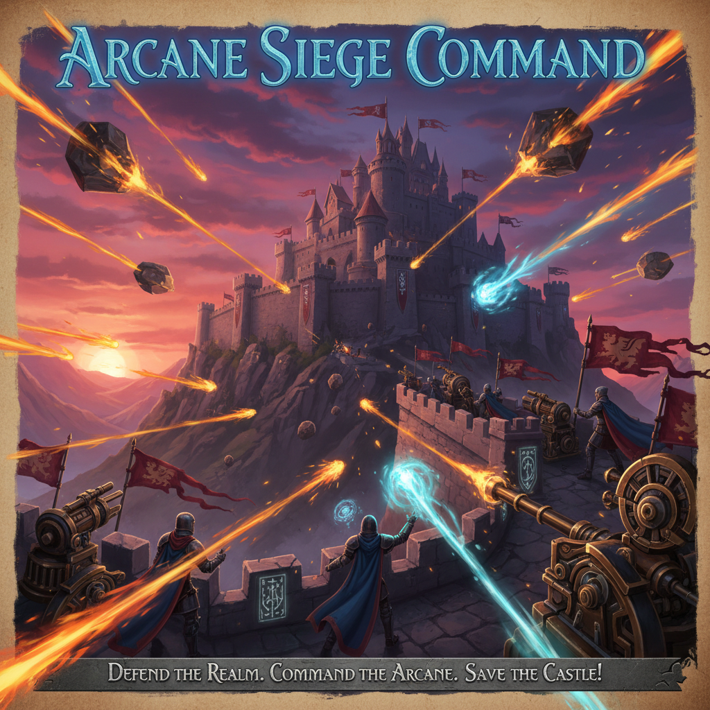 Arcane Siege Command - Strategic Defense Arcade by Jabali AI