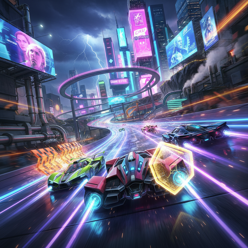 Neon Velocity: Underground Rush - 3D Racing by Jabali AI
