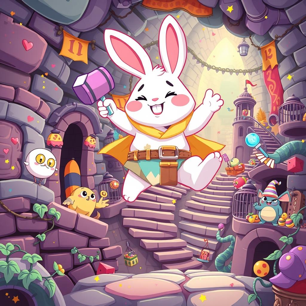 Labubu’s Loony Labyrinth - Dungeon Crawler RPG by Jabali AI