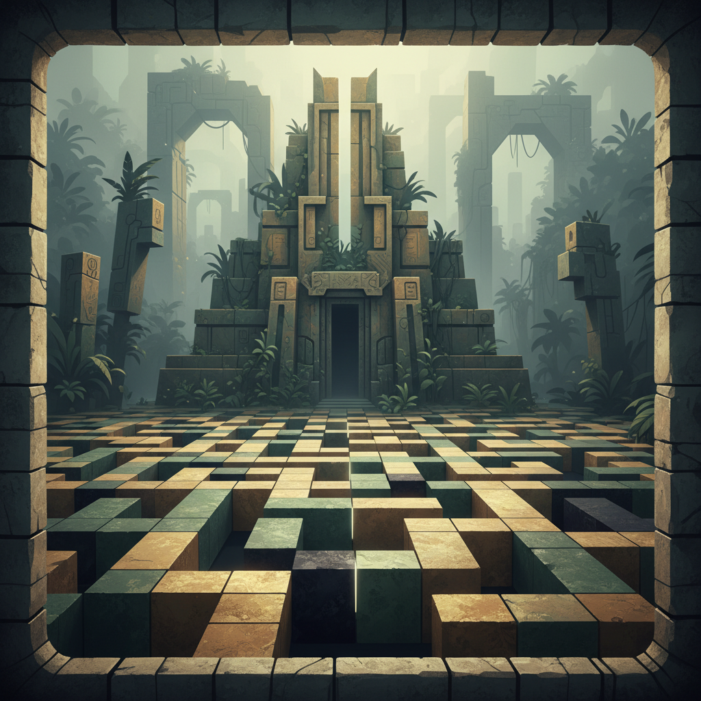 Temple Paths: Ancient Labyrinth Explorer - create-from-scratch by Jabali AI