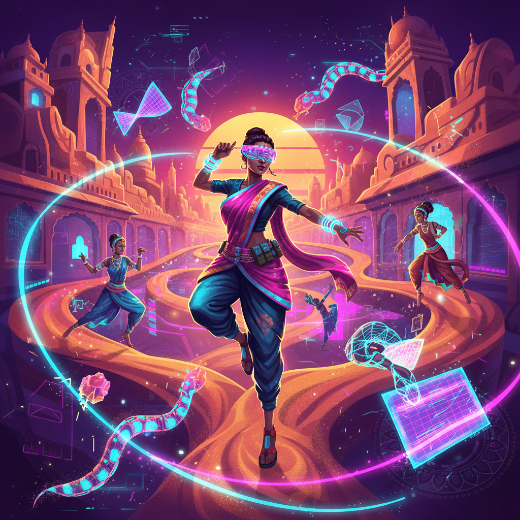 Neon Mirage - Dungeon Crawler RPG by Jabali AI