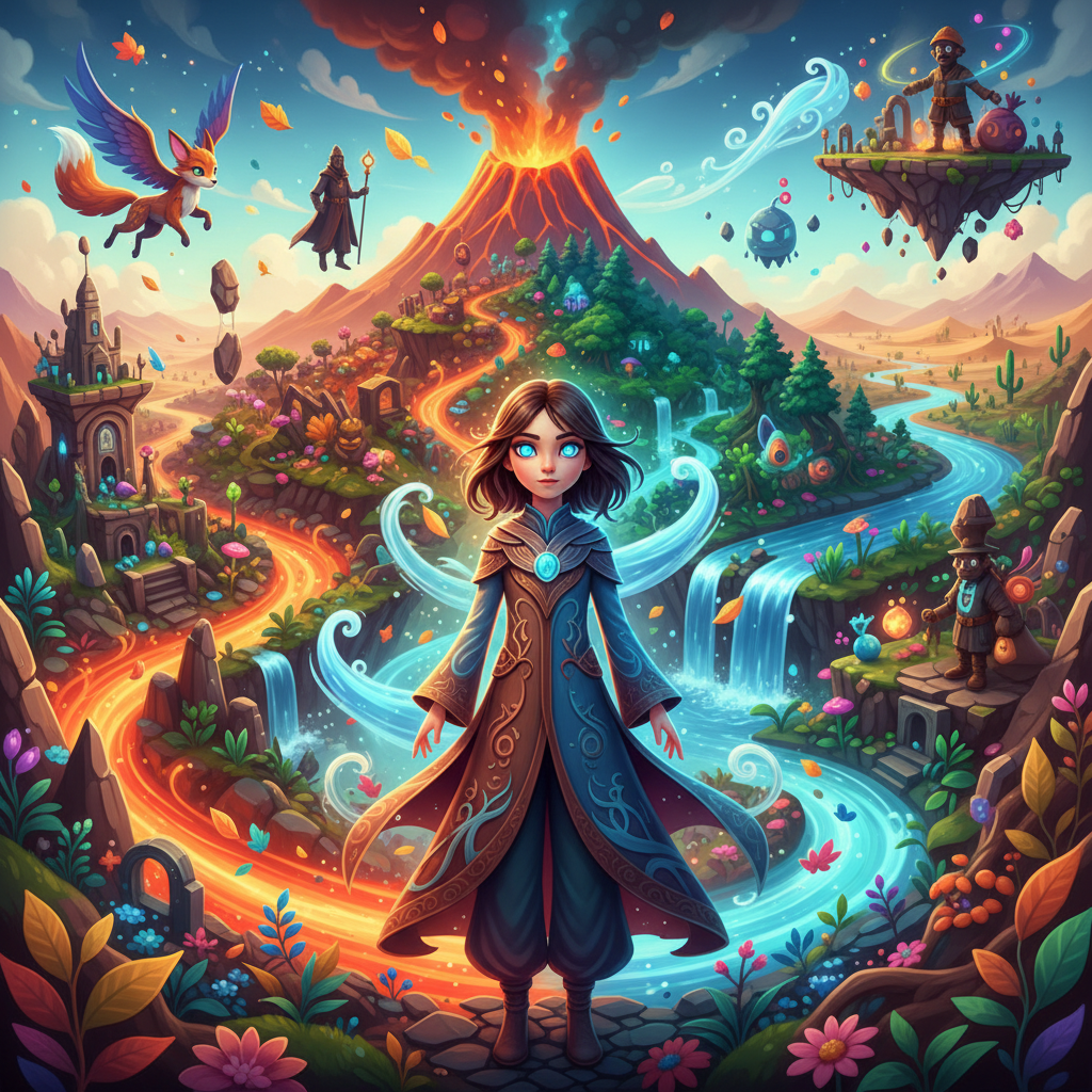 Elemental Realms - Adventure RPG by Jabali AI