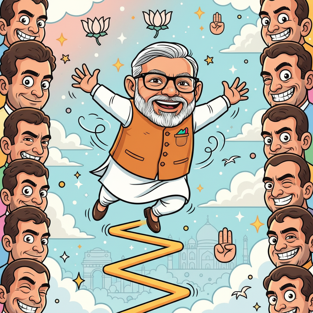 Flying Modi - Endless Tapping by Jabali AI