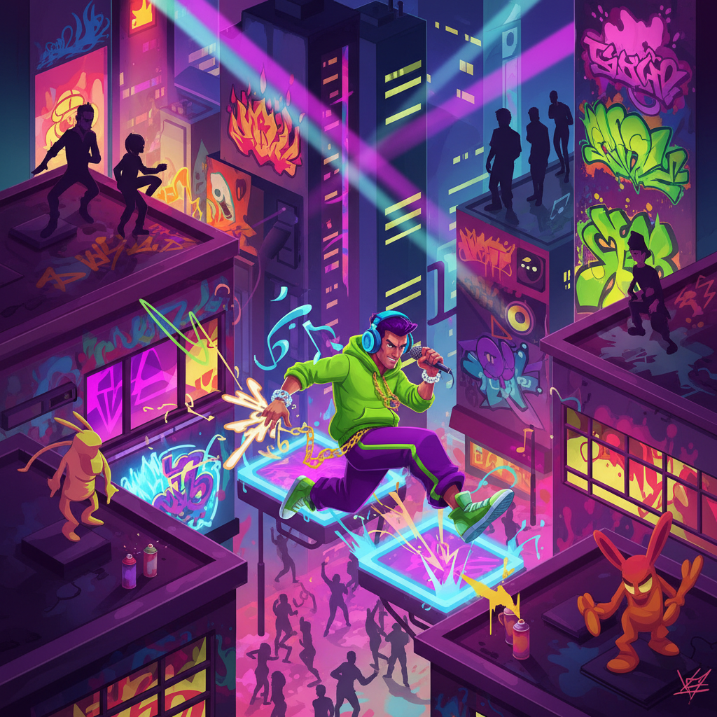 Beat Street Showdown - Rhythm Platformer by Jabali AI