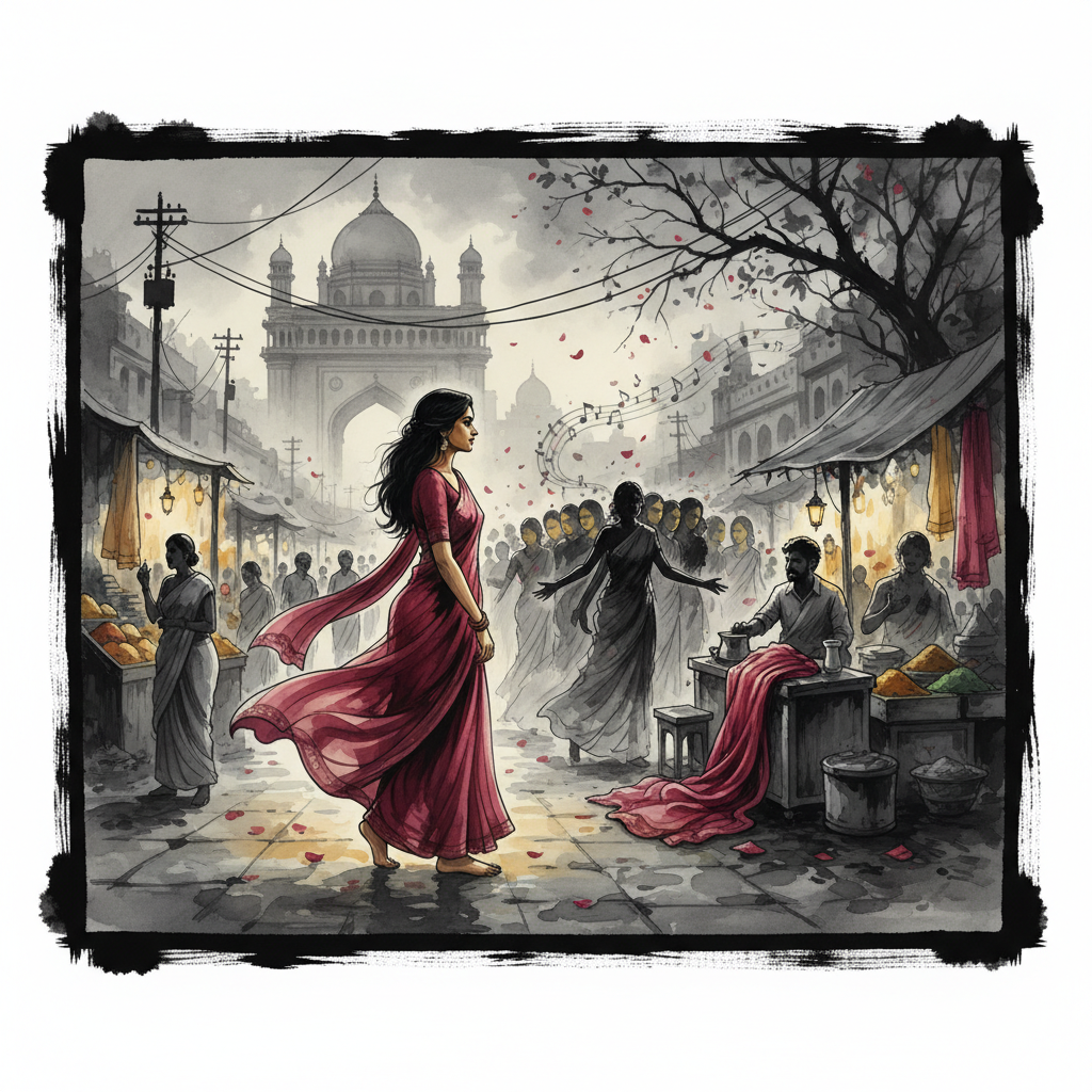 Lantern Song at Charminar - Branching Interactive Story by Jabali AI