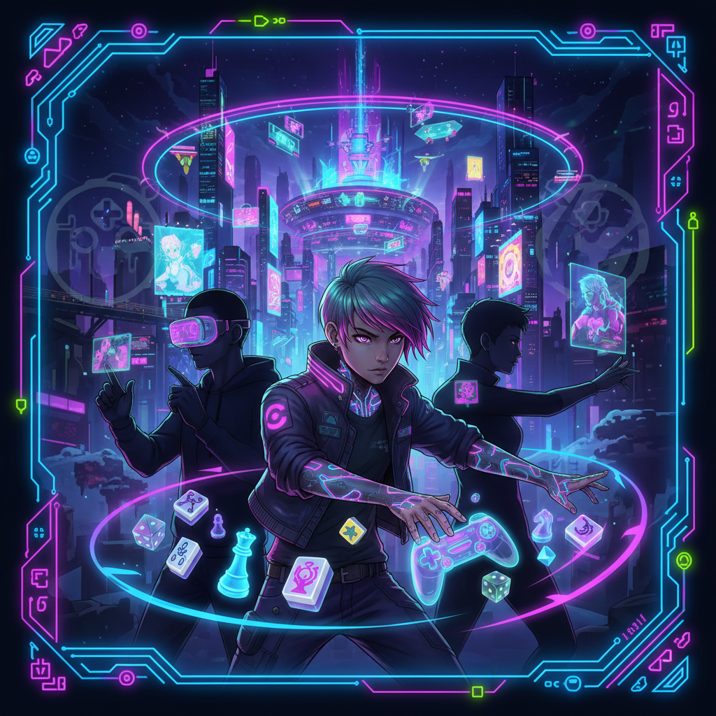 Neon Game Protocol - Branching Interactive Story by Jabali AI