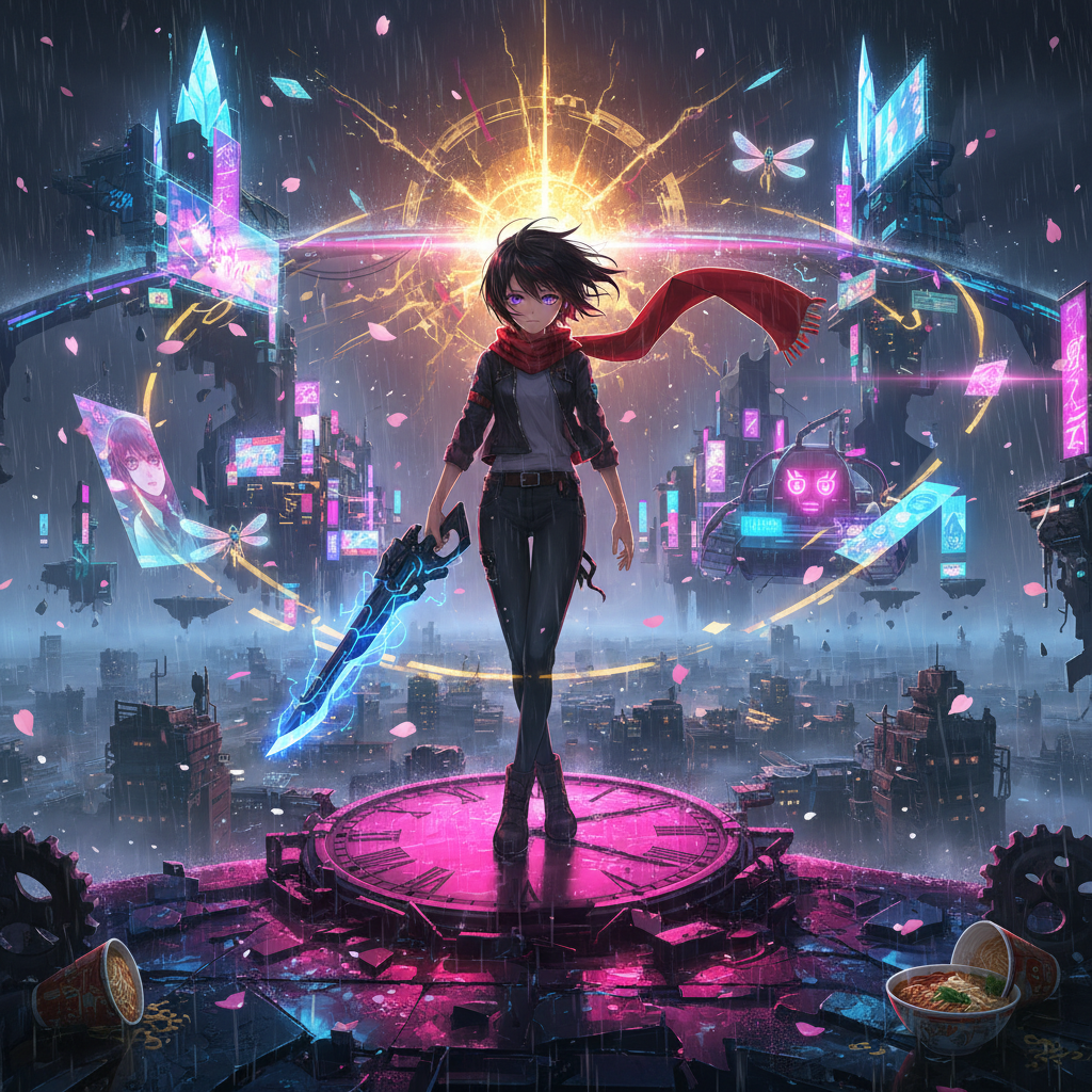Neon Veil: Fallen Sky - Adventure RPG by Jabali AI