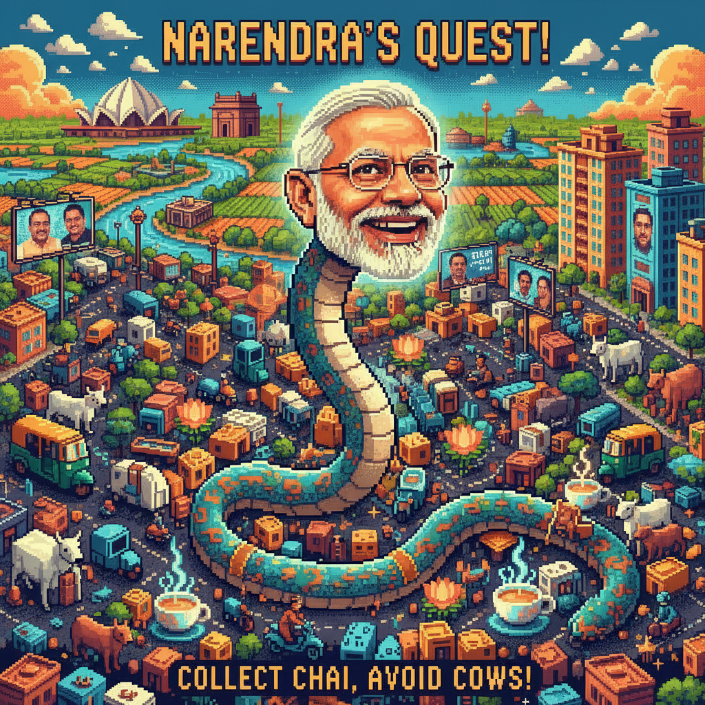 Modi Snake Rush - Crossing Arcade by Jabali AI