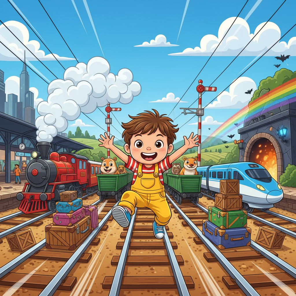 Rail Rush Run - Crossing Arcade by Jabali AI