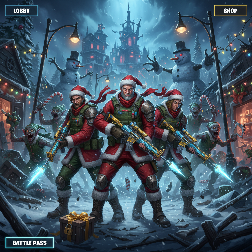 Frostbite Holiday Siege - 3D Open World by Jabali AI
